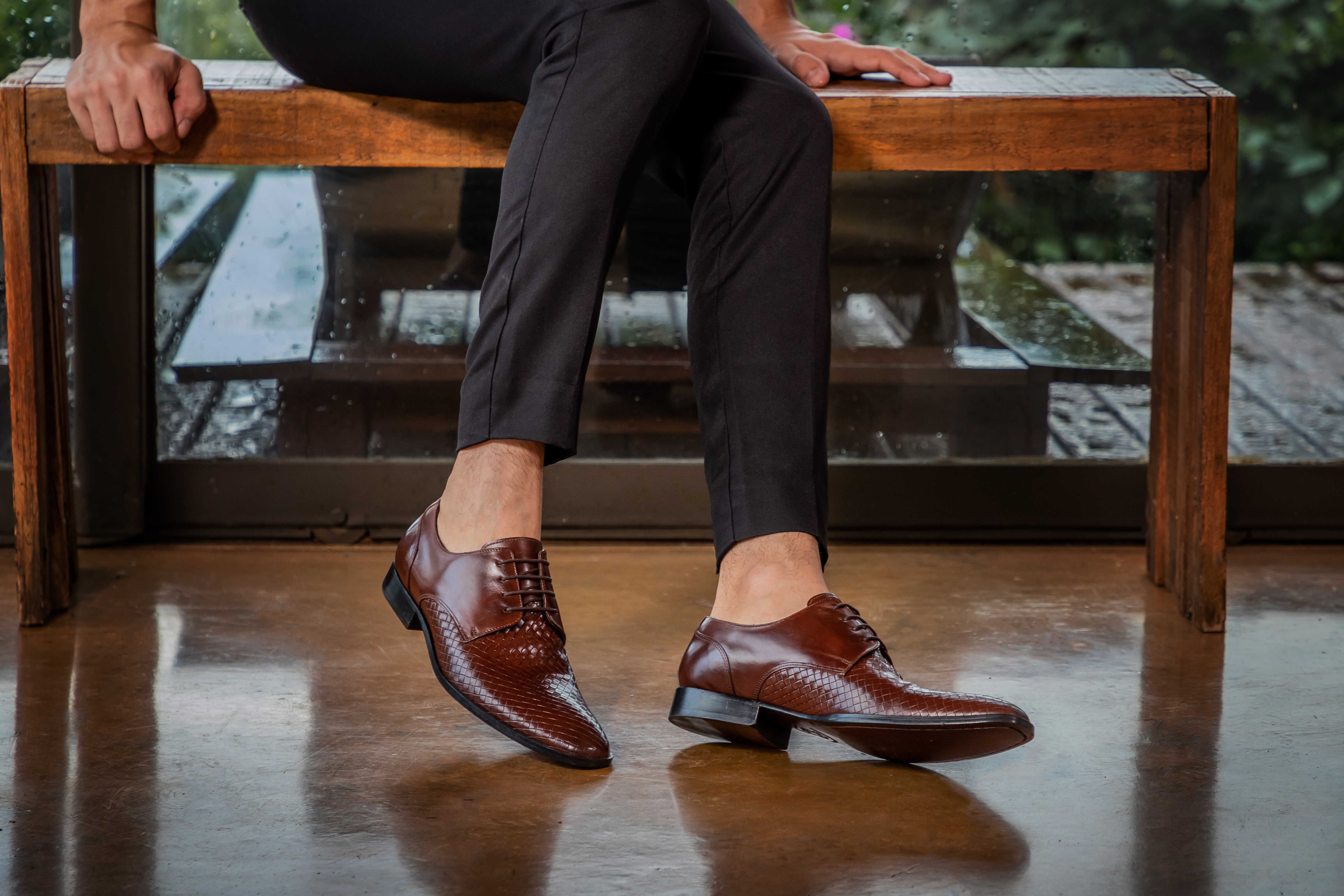 Sapato Social Derby Barker Trice Preto | Bernotte