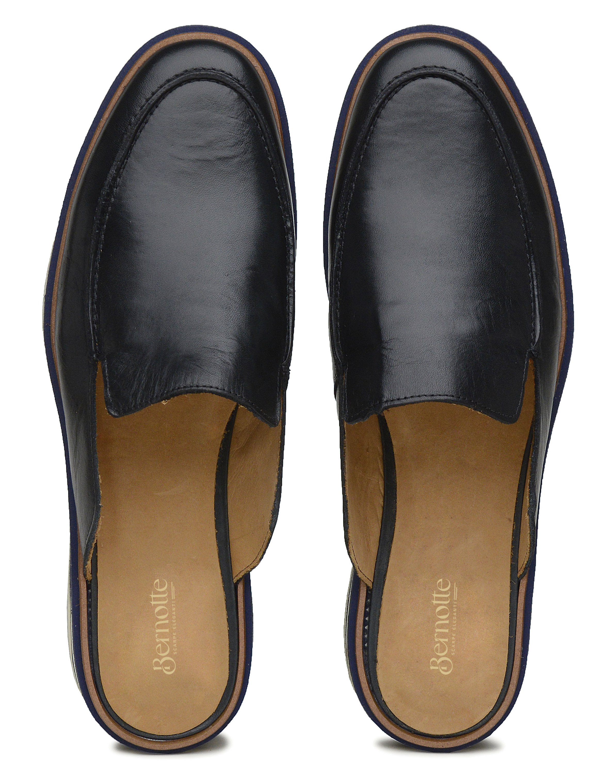 Mule Premium Masculino Couro Preto | Bernotte