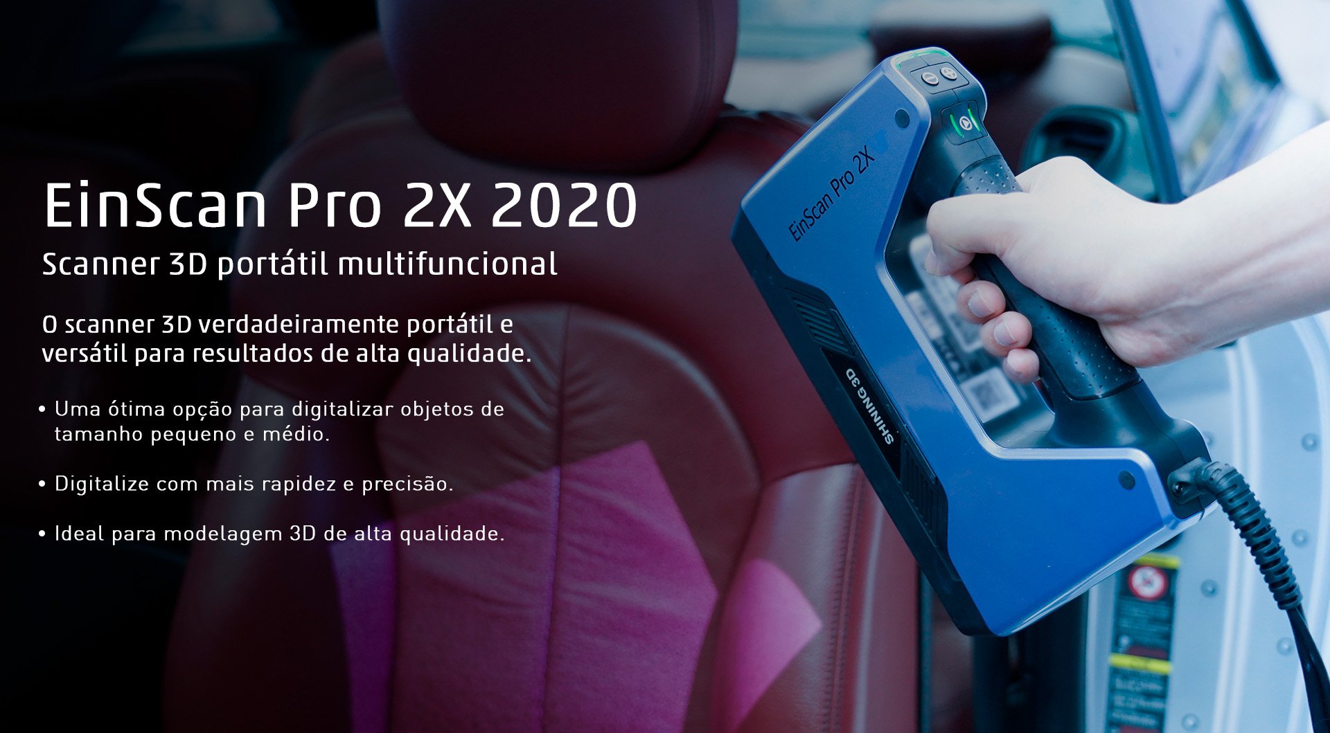 SCANNER 3D EINSCAN PRO 2X 2020 | TOPINK3D